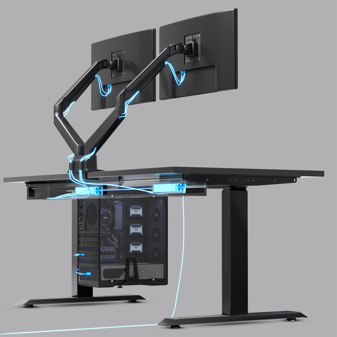 Desky Under Desk Cable Management Channel - Desky Commercial